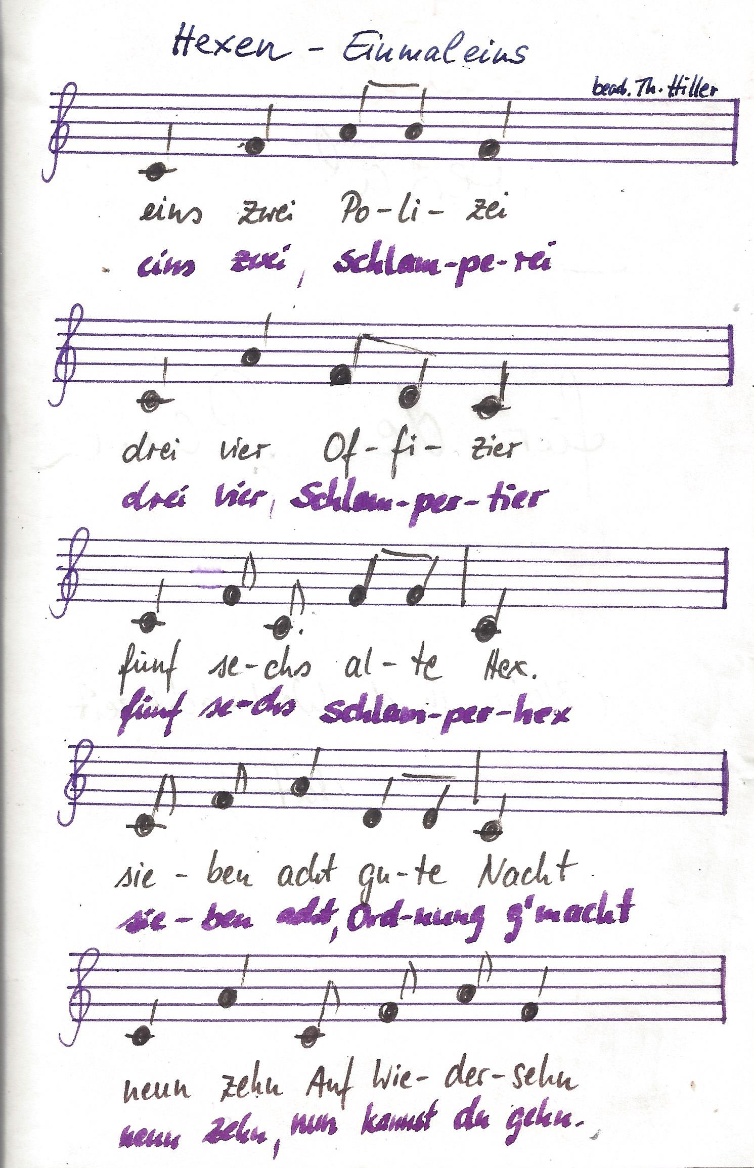 Sprachanfang - Verse und Lieder